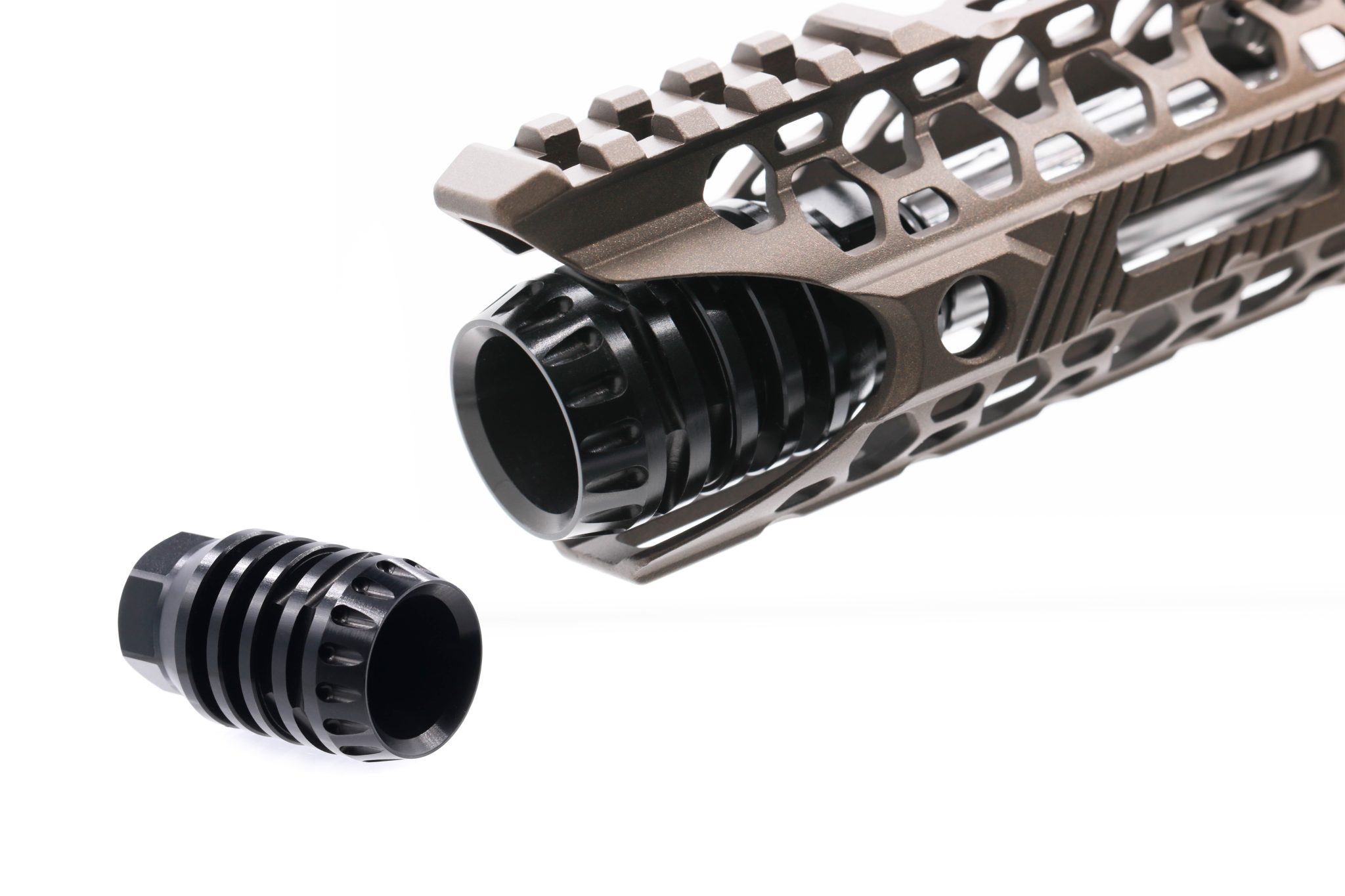 AAZ9 Warthog Linear Compensator 9mm 1/2×28 threaded – Airborne Arms, LLC.